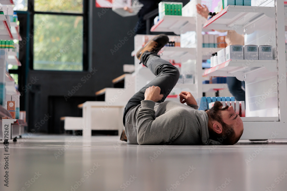 Man Foaming At Mouth