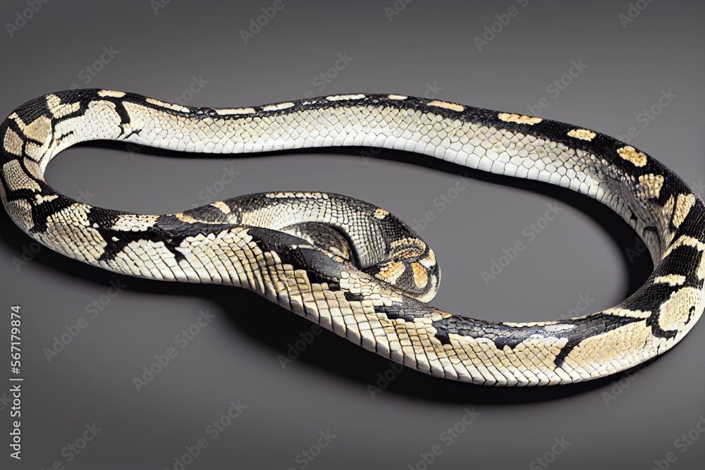 Beautiful Reticulated python aka Malayopython reticulatus snake in ...
