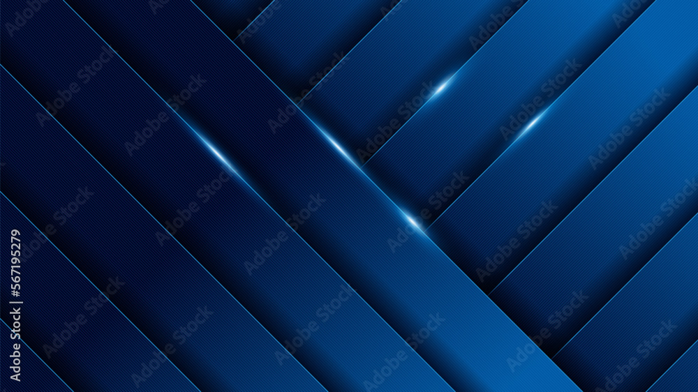 luxury blue abstract background, stage scene, straight lines overlap ...