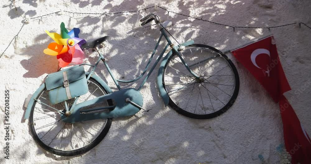 The colors of rainbow are a symbol of LGBTQ community. Installation on ...