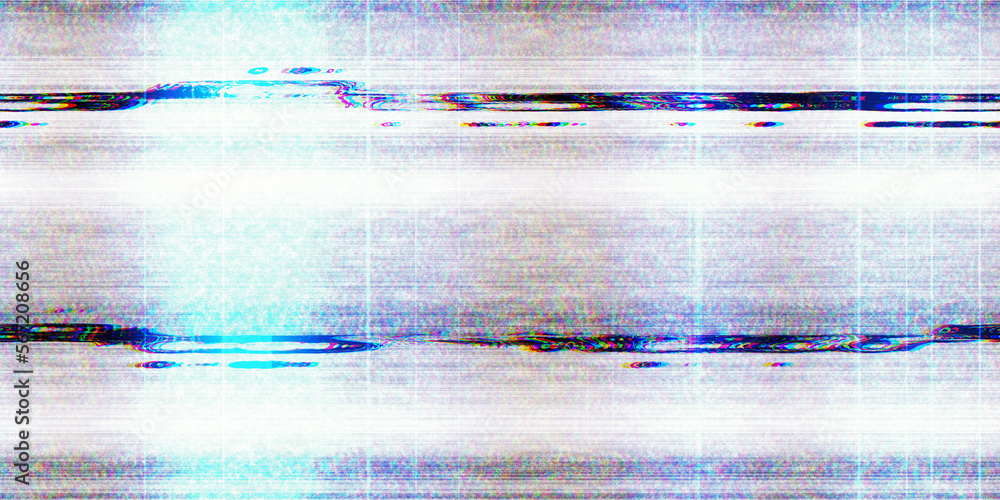 Seamless broken printer streaky faded lines CMYK color ink toner ...