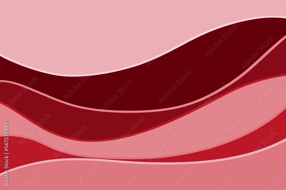 Illustrated fabric,wallpaper flowing graphic design on motion wave ...