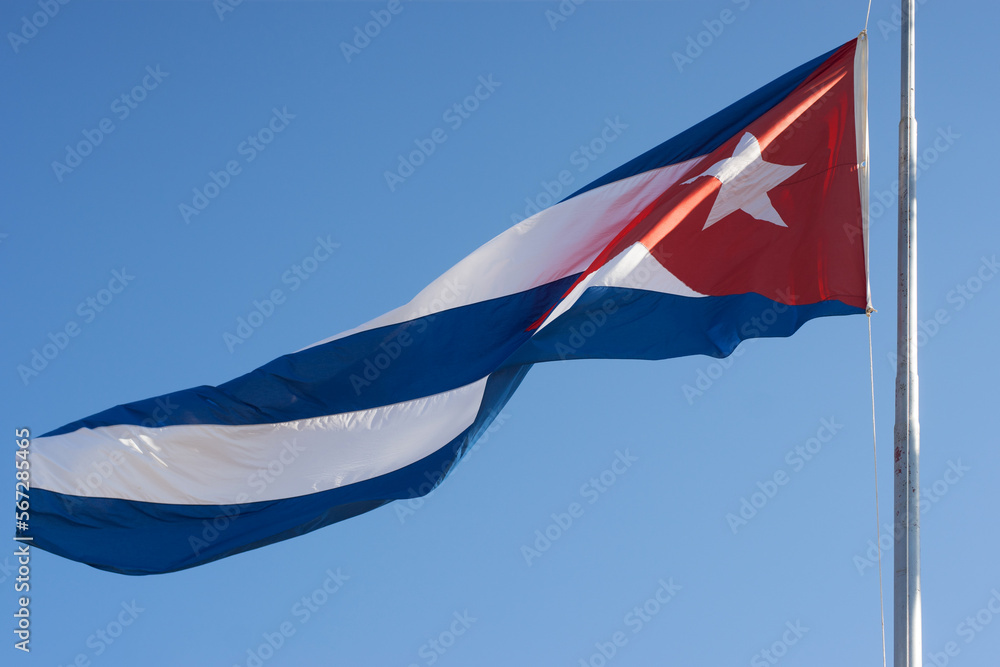 cuban flag Stock Photo | Adobe Stock