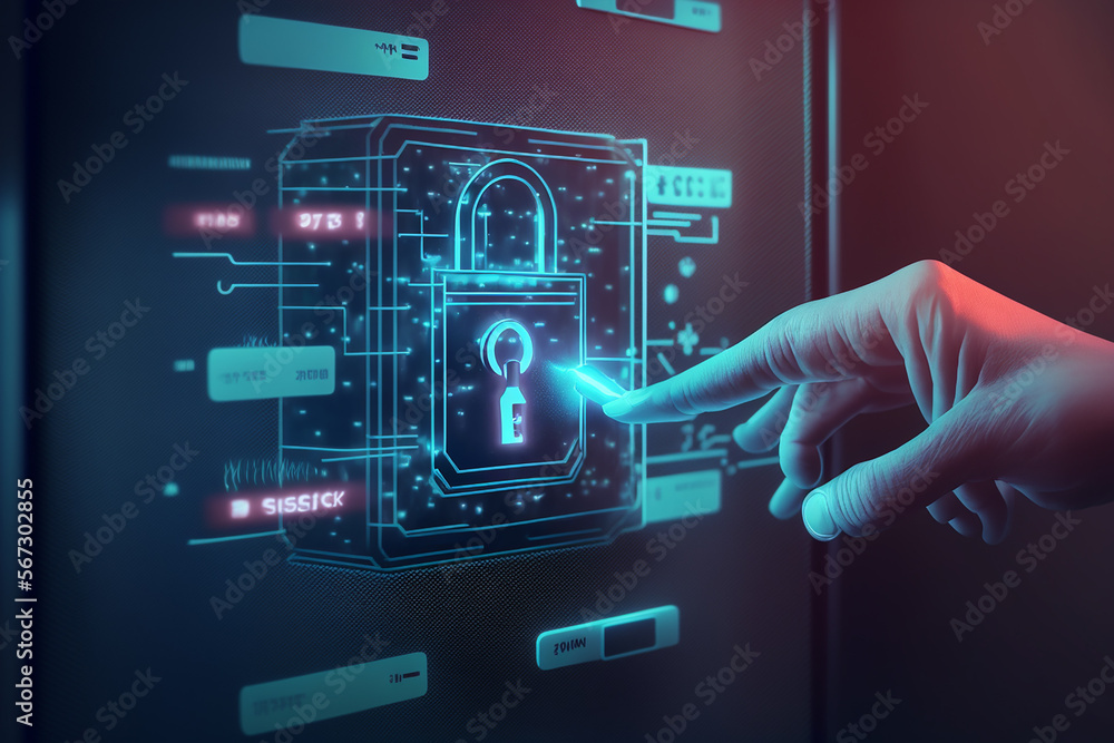 Cyber security privacy and data storage protection. Data protection ...