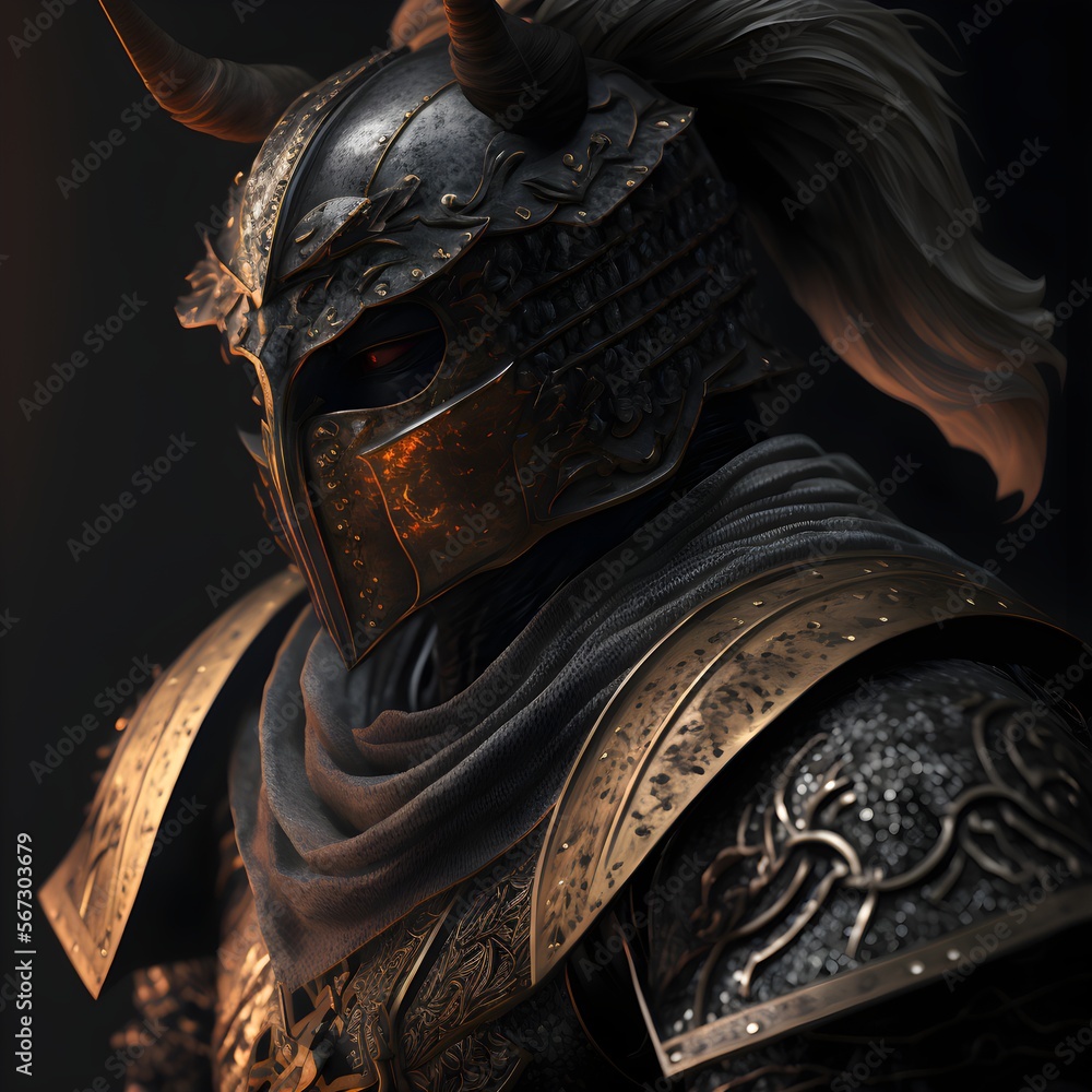 samurai knight dark souls sense of awe 300 hyperrealistic 8k unreal ...