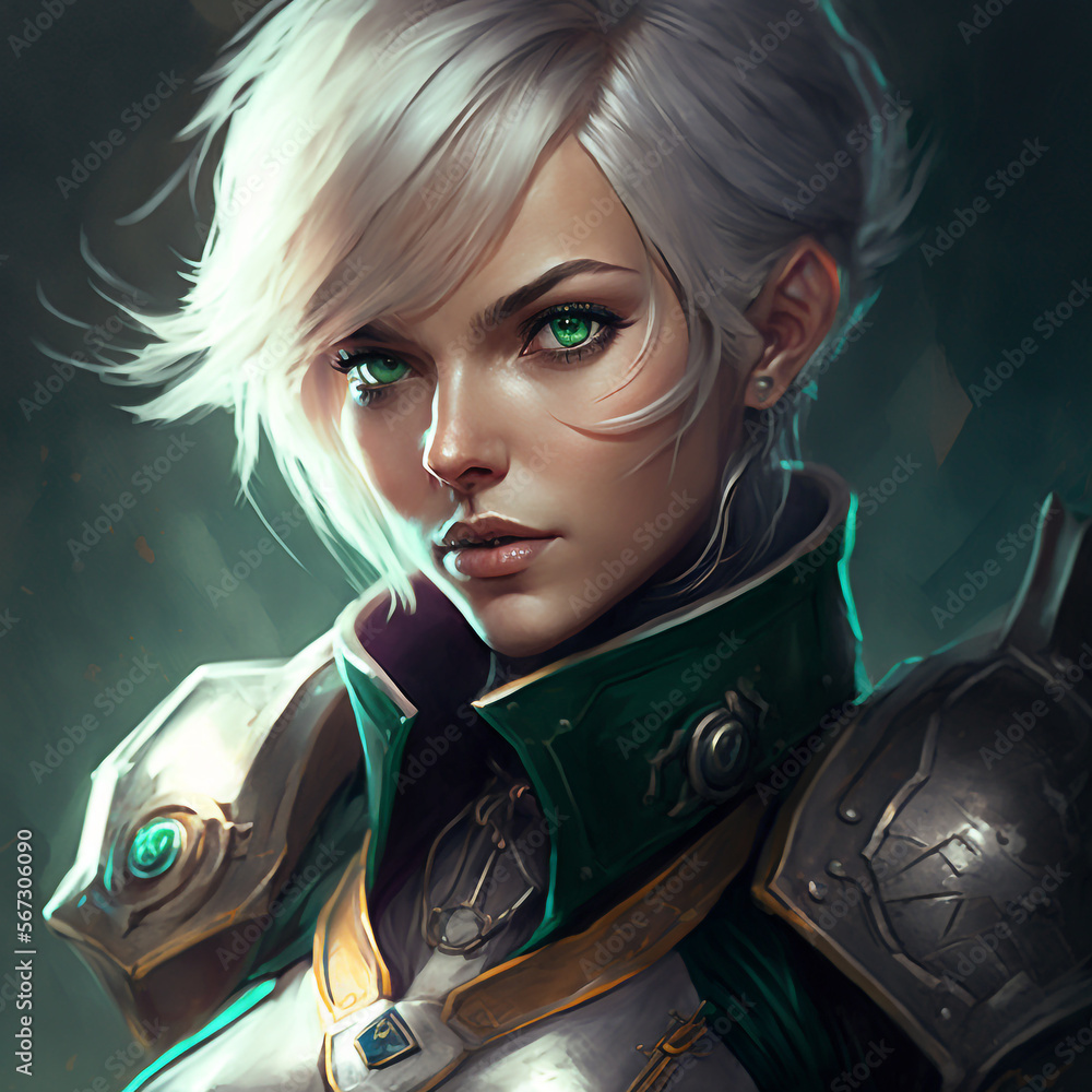 League of legends character digital art image Stock Illustration ...
