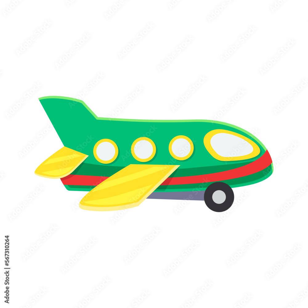 Children Room Airplane Composition Stock Vector | Adobe Stock Children Room Airplane Composition Stock Vector | Adobe Stock