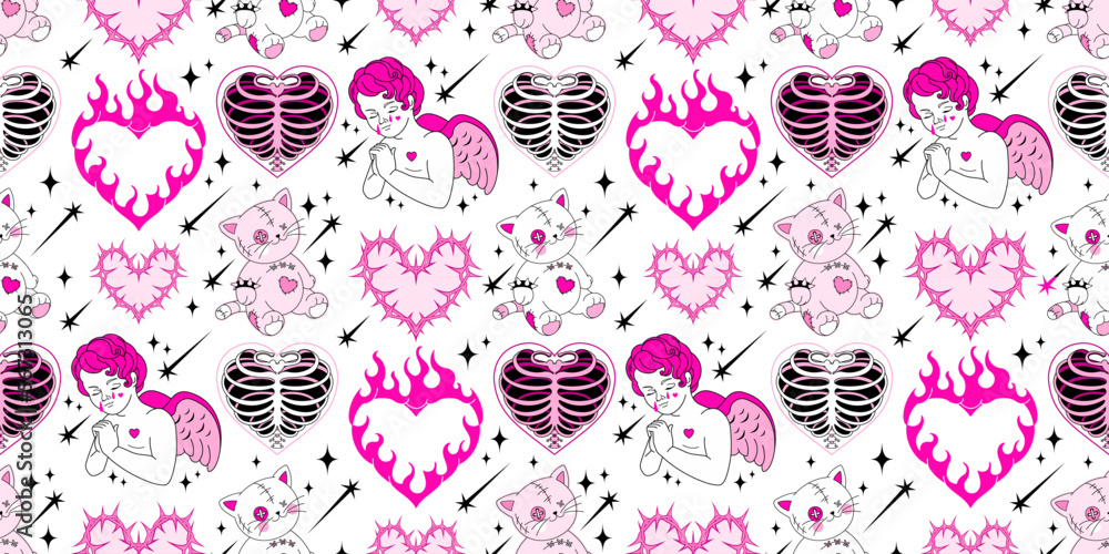Free Happy Valentines Day Emo Candy Hearts Valentines | Printable PDF ...