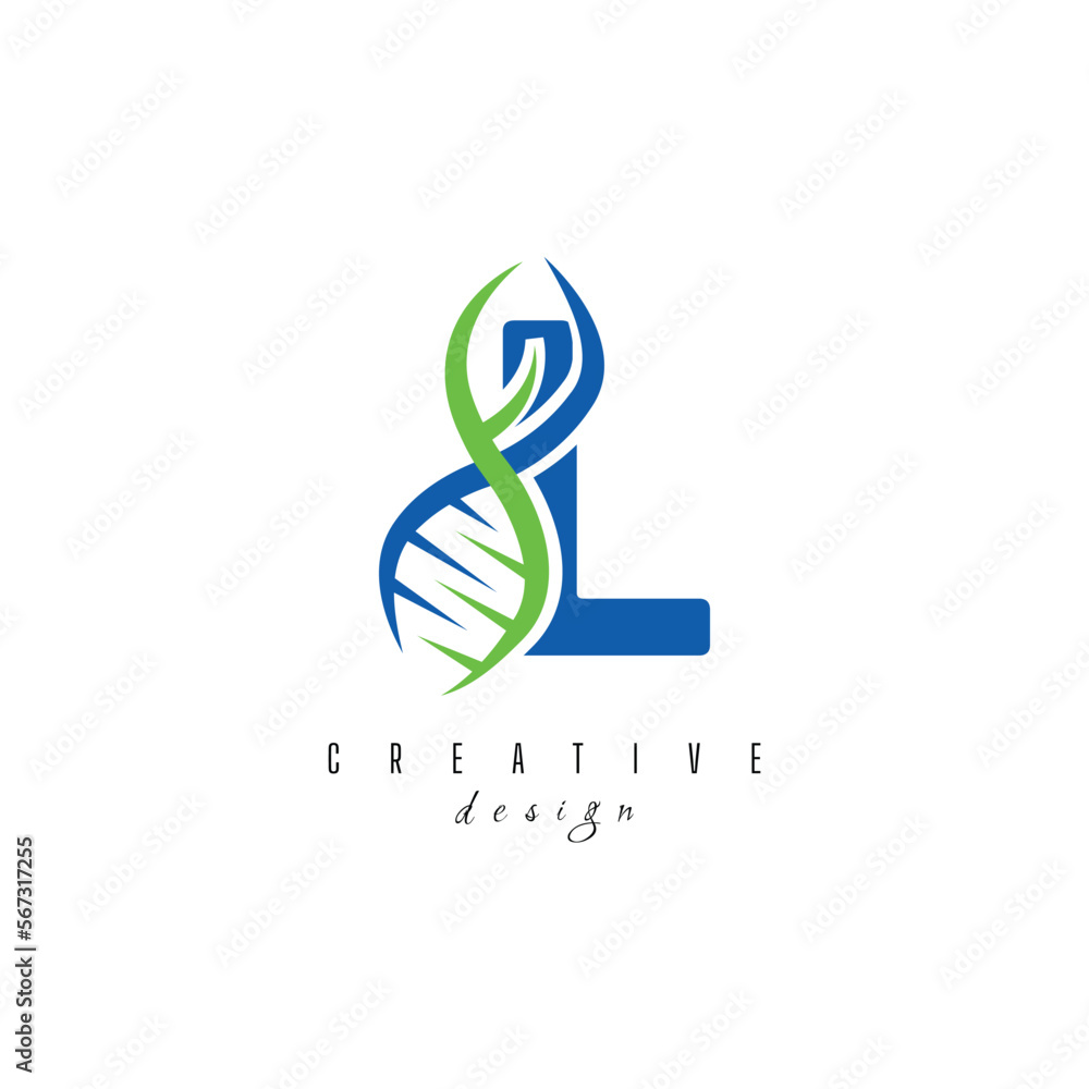letter L and health doctor clinic hospital pharmacy dental logo ...