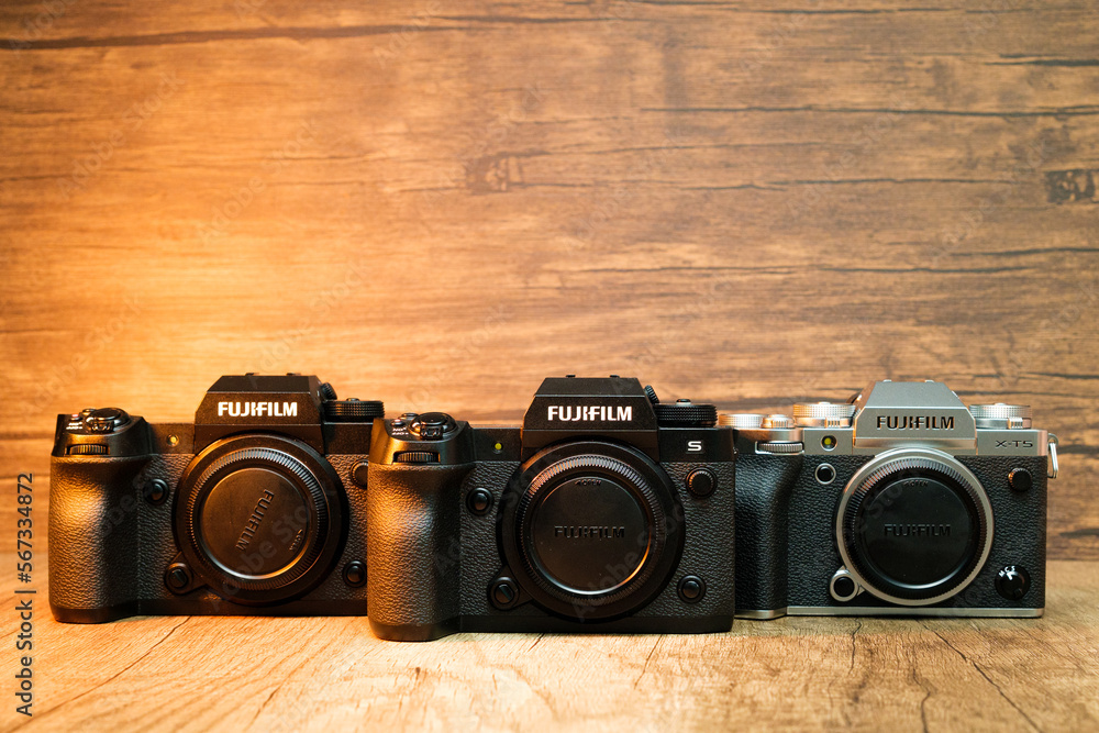 Newcastle UK: 17th Jan 2023: Fujifilm's new X Processor 5 camera lineup ...