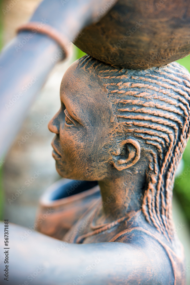statue African woman Stock Photo | Adobe Stock
