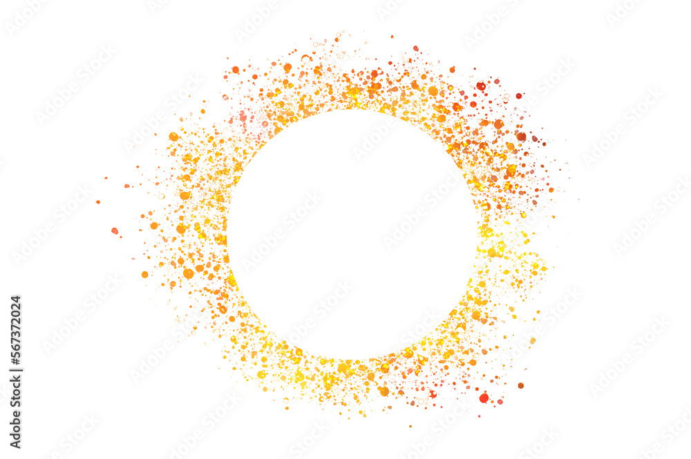 Poster circle light frame on transparent background PNG file ...