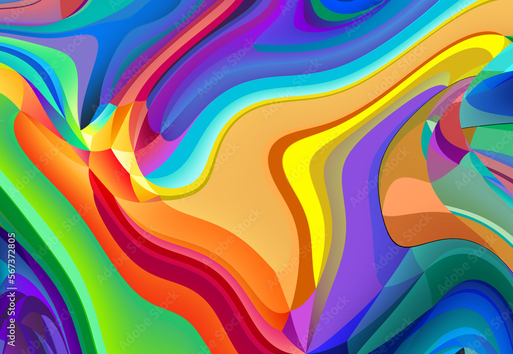 Background spectrum liquid coloured swirls and dye blend neon flow ...