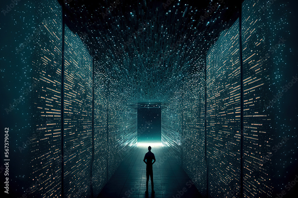 Generative AI of tiny human in a large data center - embracing the era ...