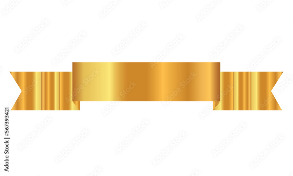 gold ribbon png Stock Illustration | Adobe Stock