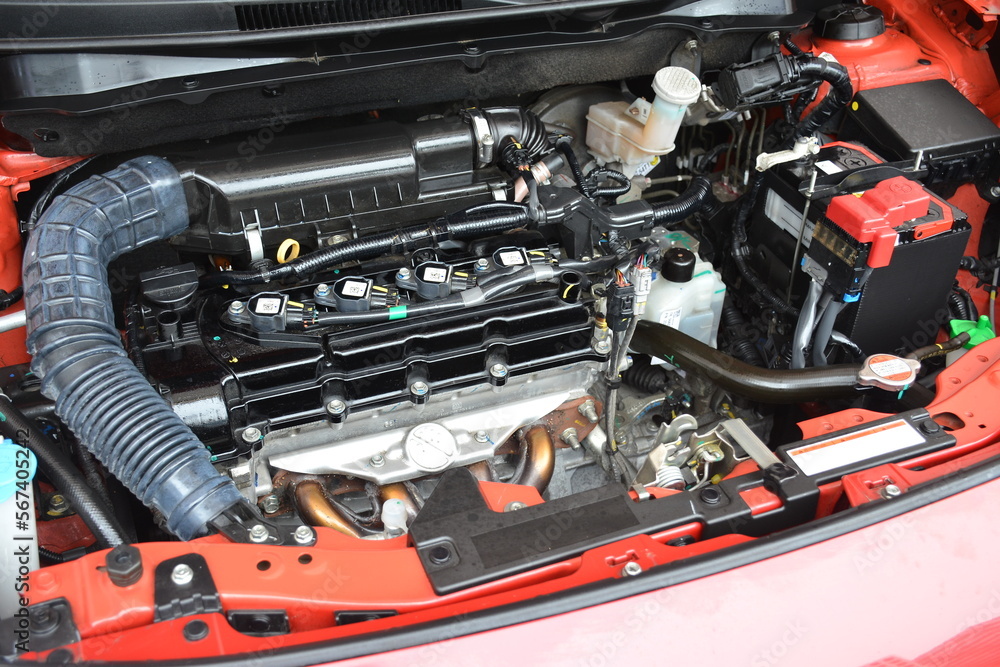 Suzuki dzire engine at Autofest test drive in Pasay, Philippines Stock ...