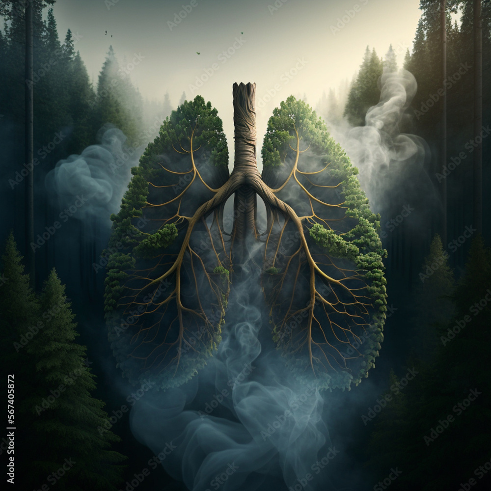 Planet earth lungs breathing, sustainabilty, Earth day, eco friendly ...