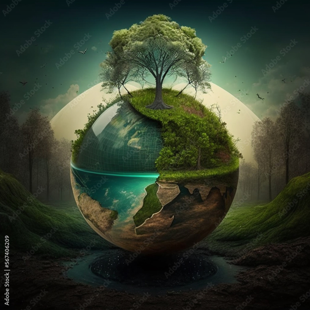 Planet earth lungs breathing, sustainabilty, Earth day, eco friendly ...