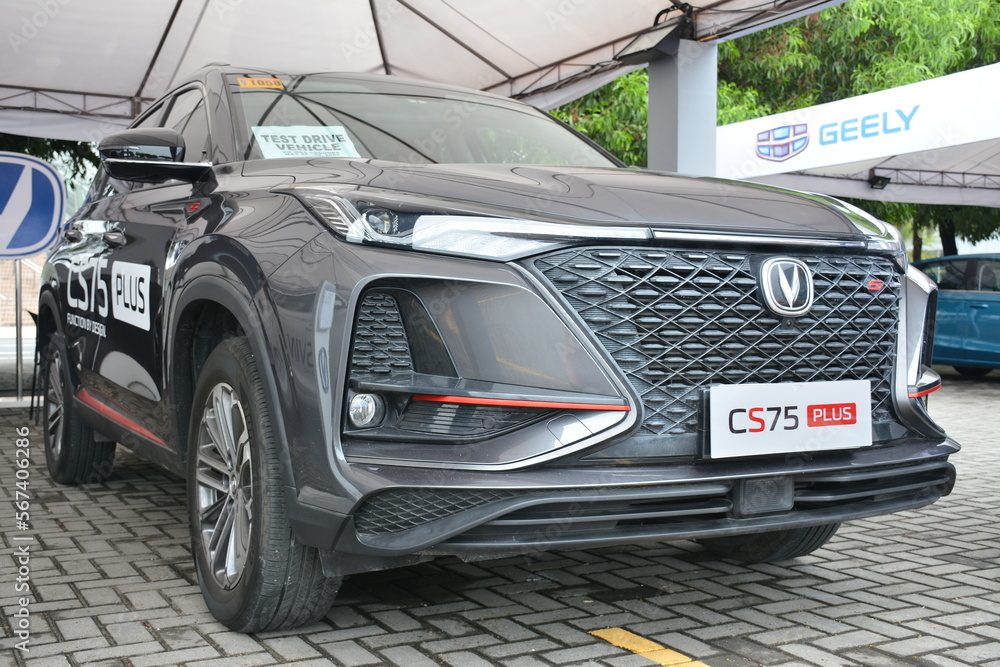 Changan CS75 plus suv auto at Autofest test drive in Pasay, Philippines ...