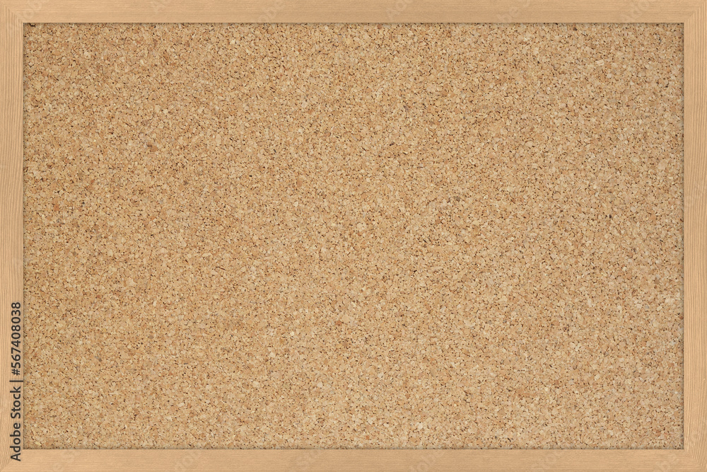 Cork Board Background With Wooden Frame Stock Photo | Adobe Stock