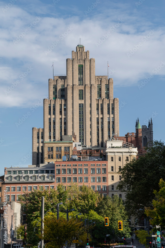 Aldred Building (Edifice Aldred), Art Deco Building, Montreal, Quebec ...