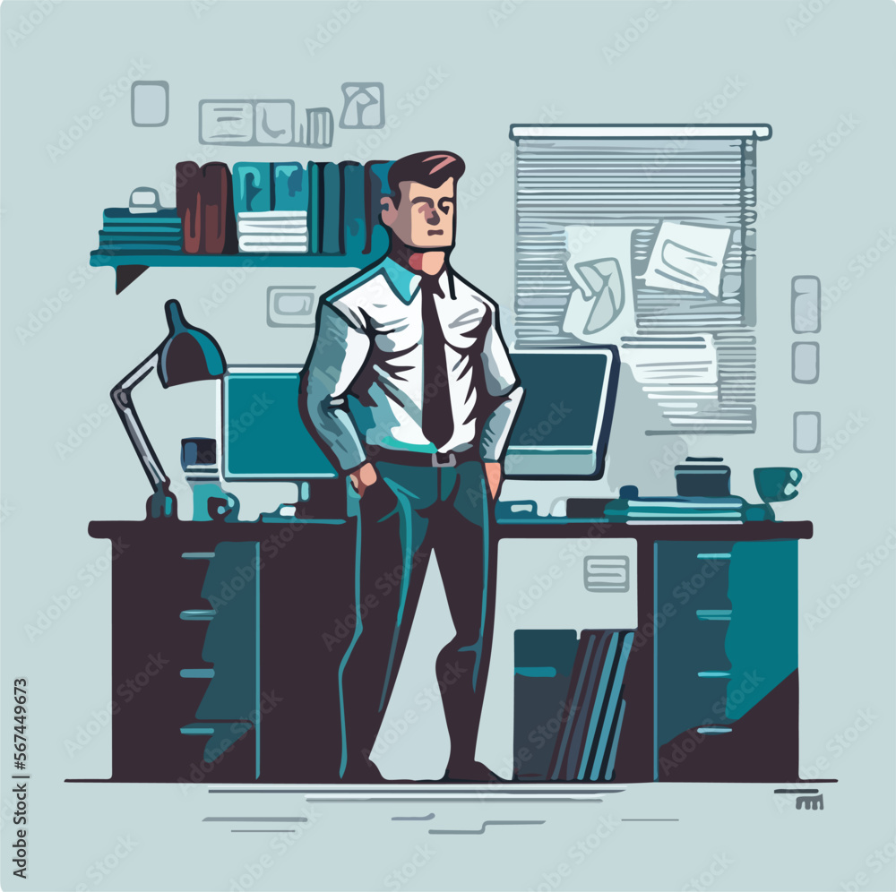 vector working in different style, professional workers in their fields ...