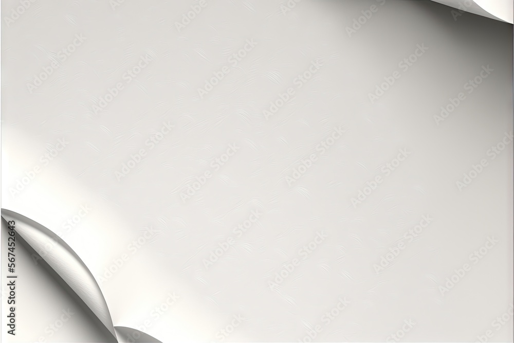 a white paper with a curved corner and a corner of paper with a corner ...
