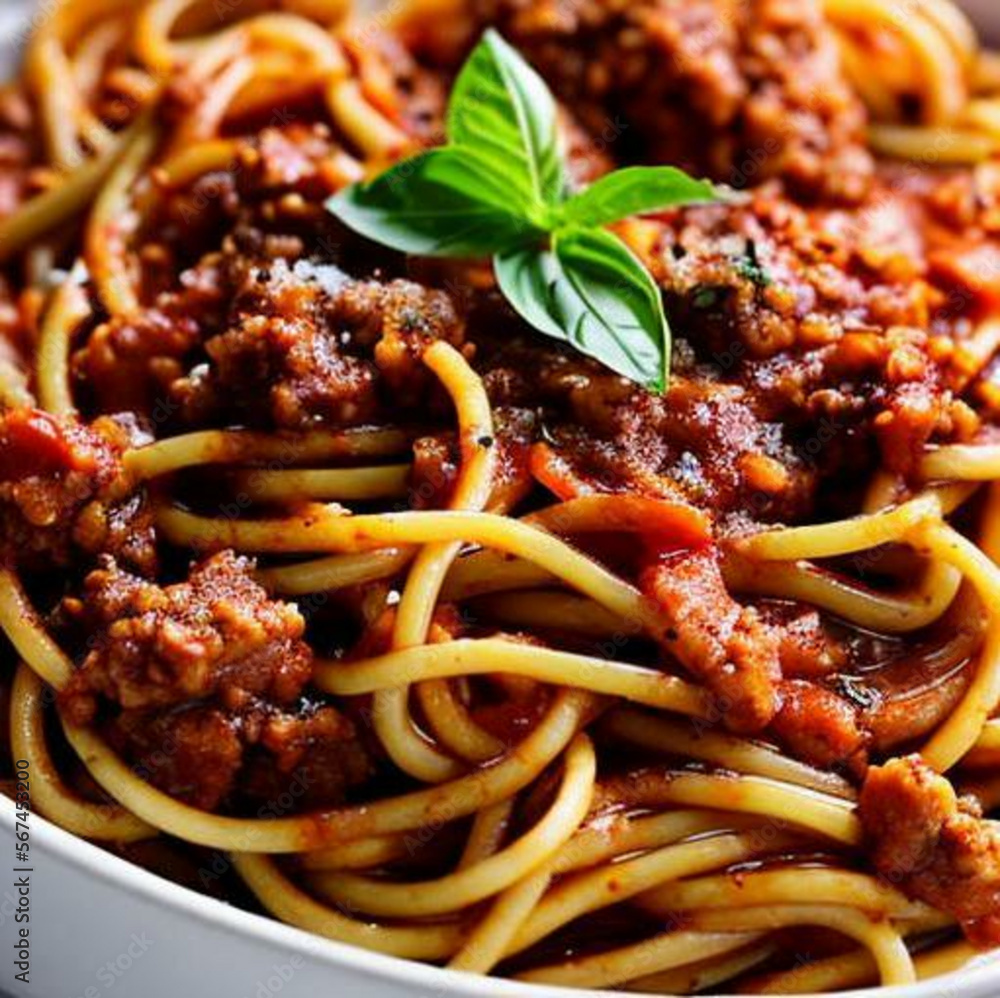 spaghetti with meat - Italian Food Restaurant - Spaguetti Bolognesa ...