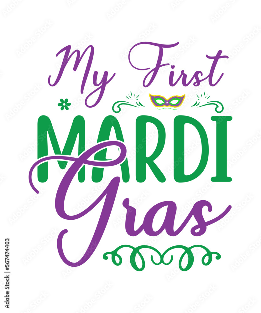Mardi Gras svg Bundle, Mardi Gras Carnival svg, Fat Tuesday Carnival ...