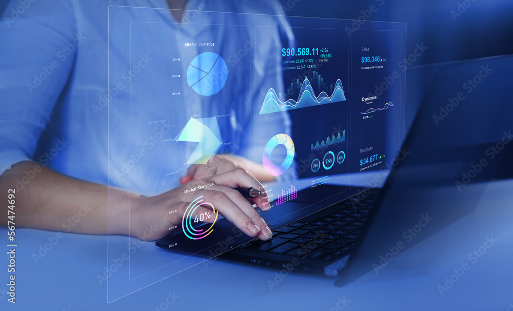 Data management and business analytics system. Financial management ...
