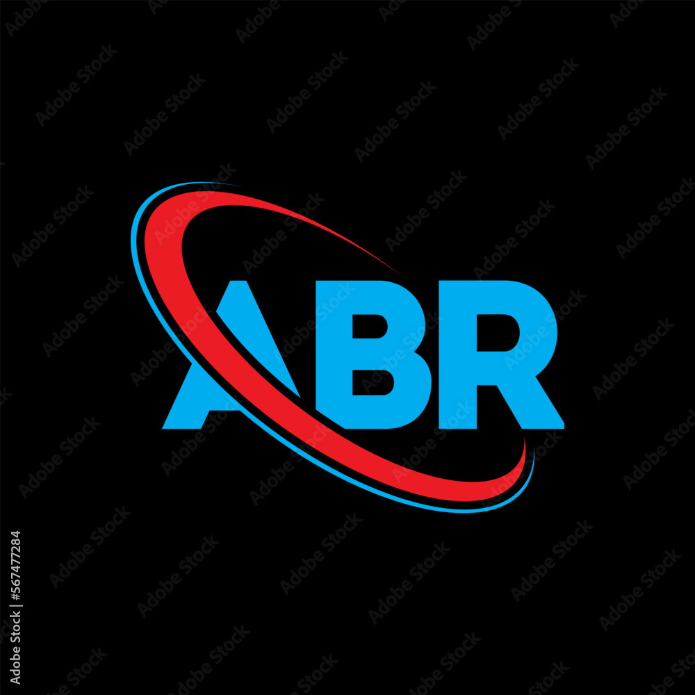 ABR logo. ABR letter. ABR letter logo design. Intitials ABR logo linked ...