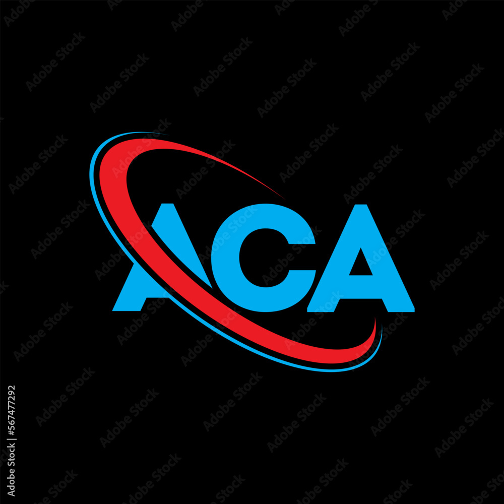 ACA logo. ACA letter. ACA letter logo design. Intitials ACA logo linked ...