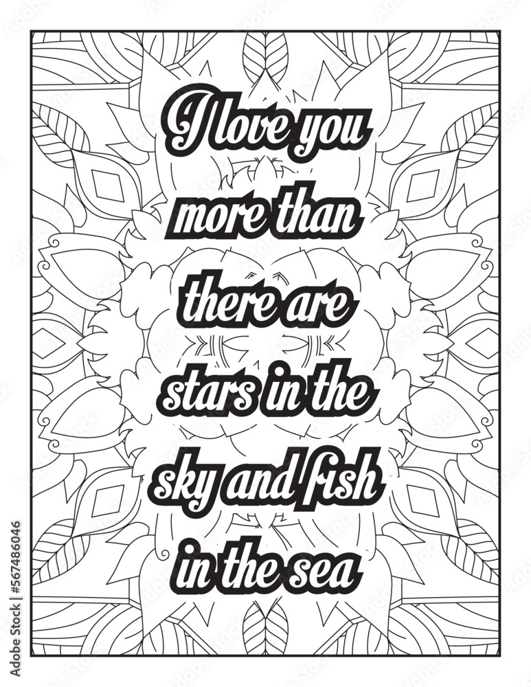 Love Quotes. motivational quotes coloring pages design .inspirational ...