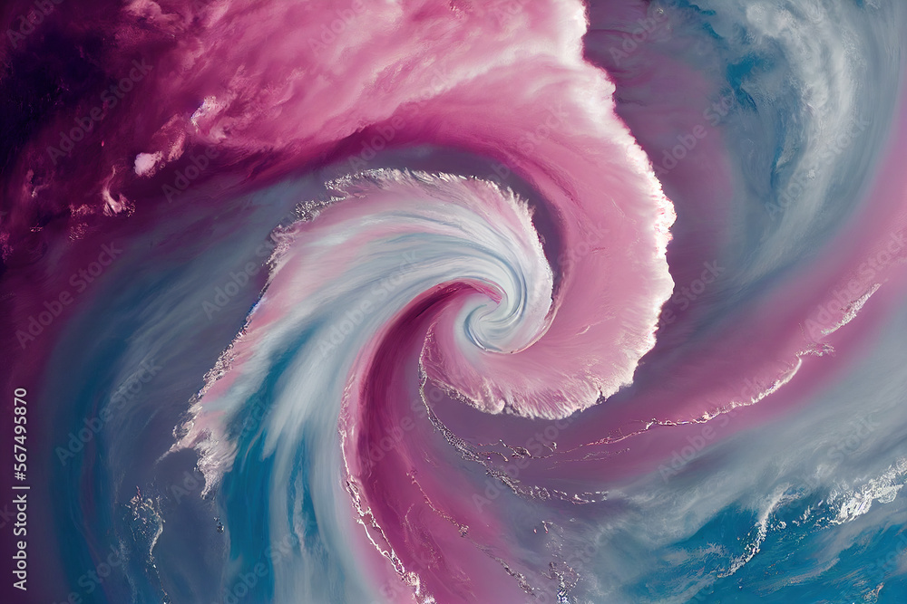 Detailed texture of purple and pink pastel hurricane swirling. concept ...
