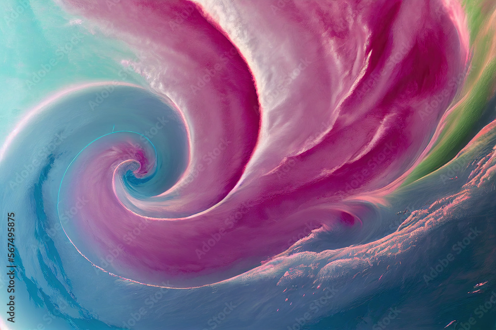 Detailed texture of purple and pink pastel hurricane swirling. concept ...