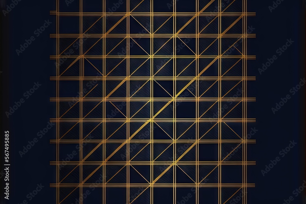 a black and gold background with a grid pattern in the middle of the ...