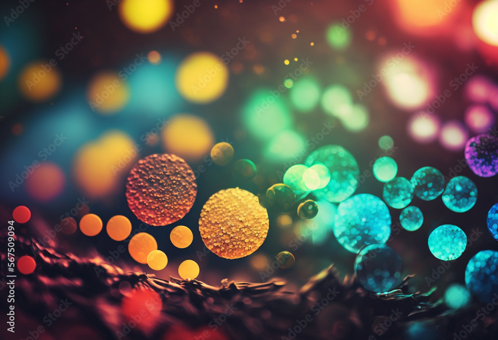 Photo & Art Print Vibrant Illumination: An AI-Generated Render of ...