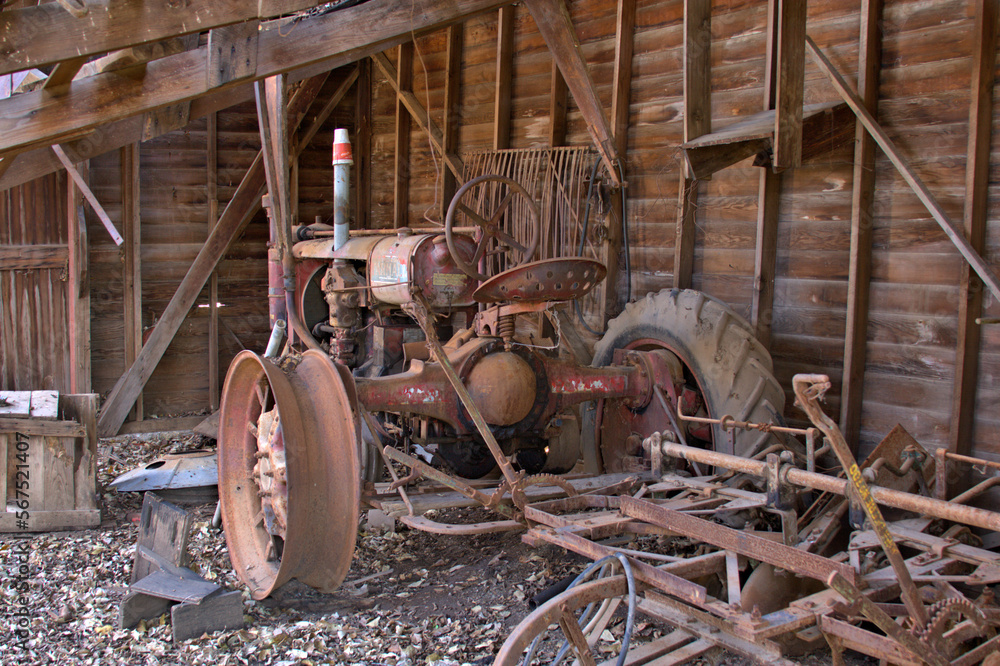 Old forgotten F30 International Harvester tractor made in the 1930's ...