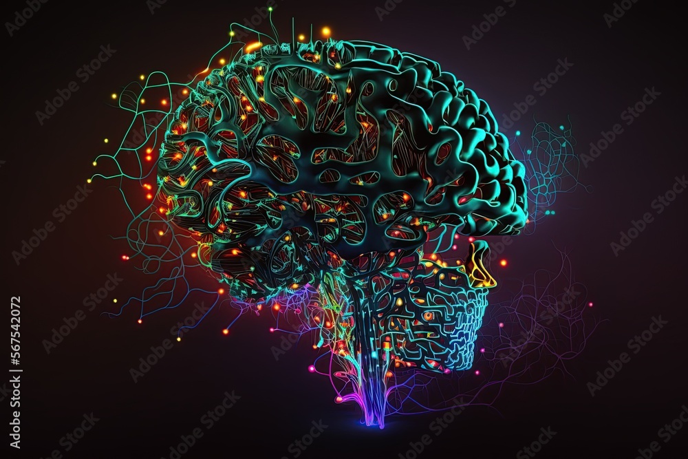 Electronic brains with neural networks, CPU designed to replicate of ...
