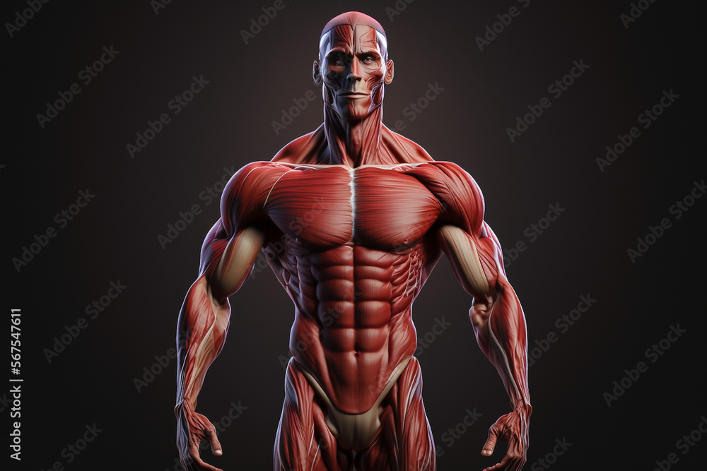 Human anatomy muscular skeleton bone structure for medical purposes and ...