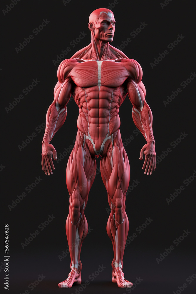 Human anatomy muscular skeleton bone structure for medical purposes and ...
