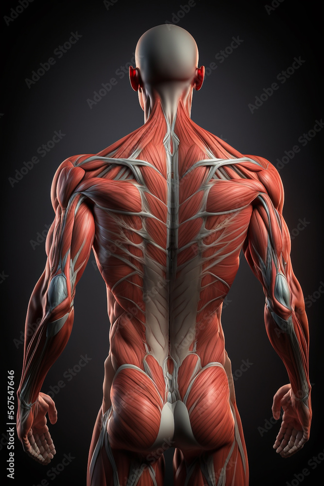 Human anatomy muscular skeleton bone structure for medical purposes and ...