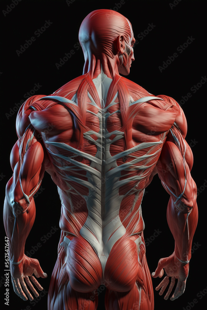Human anatomy muscular skeleton bone structure for medical purposes and ...