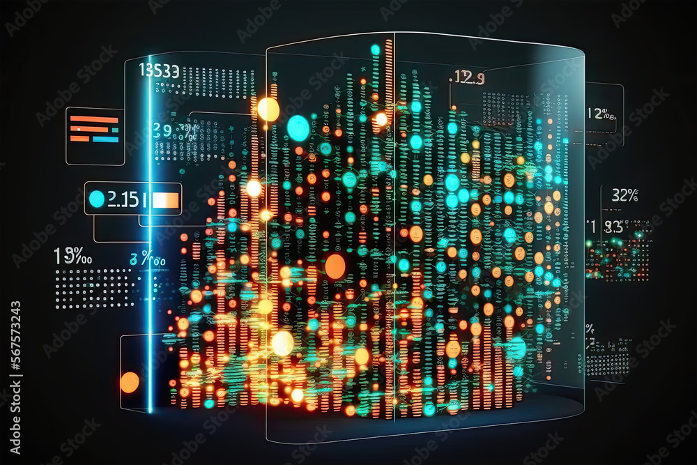 Big data technology and data science, visualizing complex data set on ...
