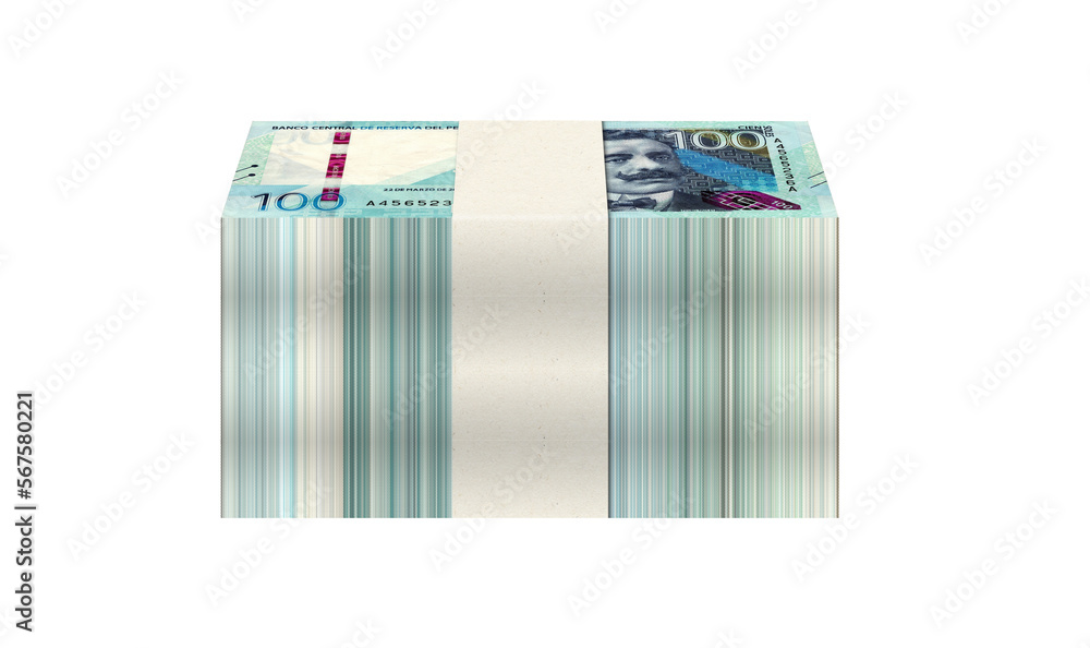 Peruvian banknote. Peruvian economy. Currency and banknote of Peru. 100 ...