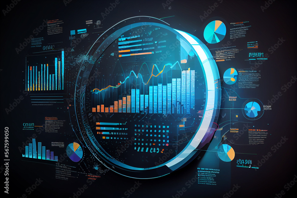 Business data analysis and analytics of customers insights with charts ...
