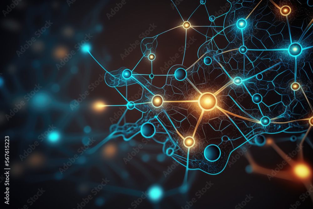 Neural Network Concept Wallpaper, machine learning model Generative AI ...