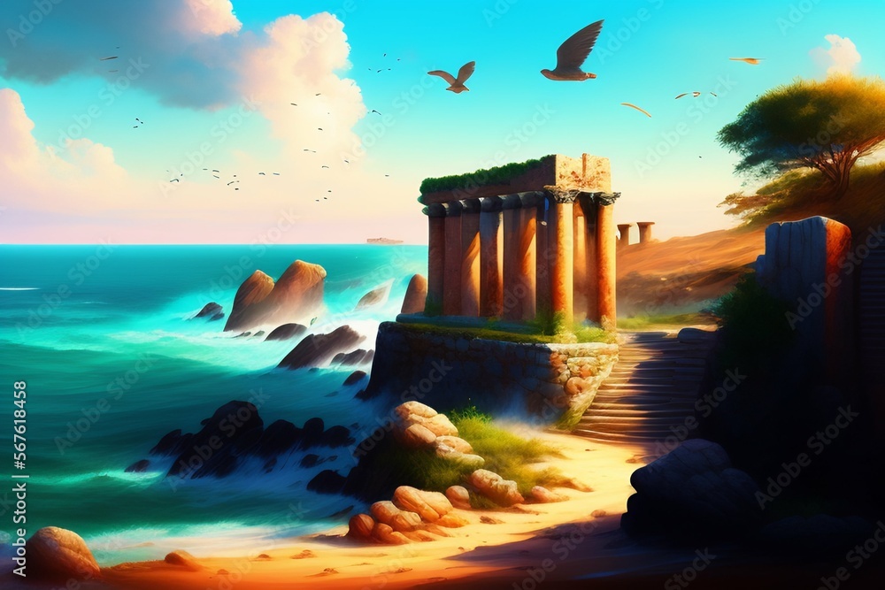 The grandeur of an ancient civilization combined with the tranquility ...