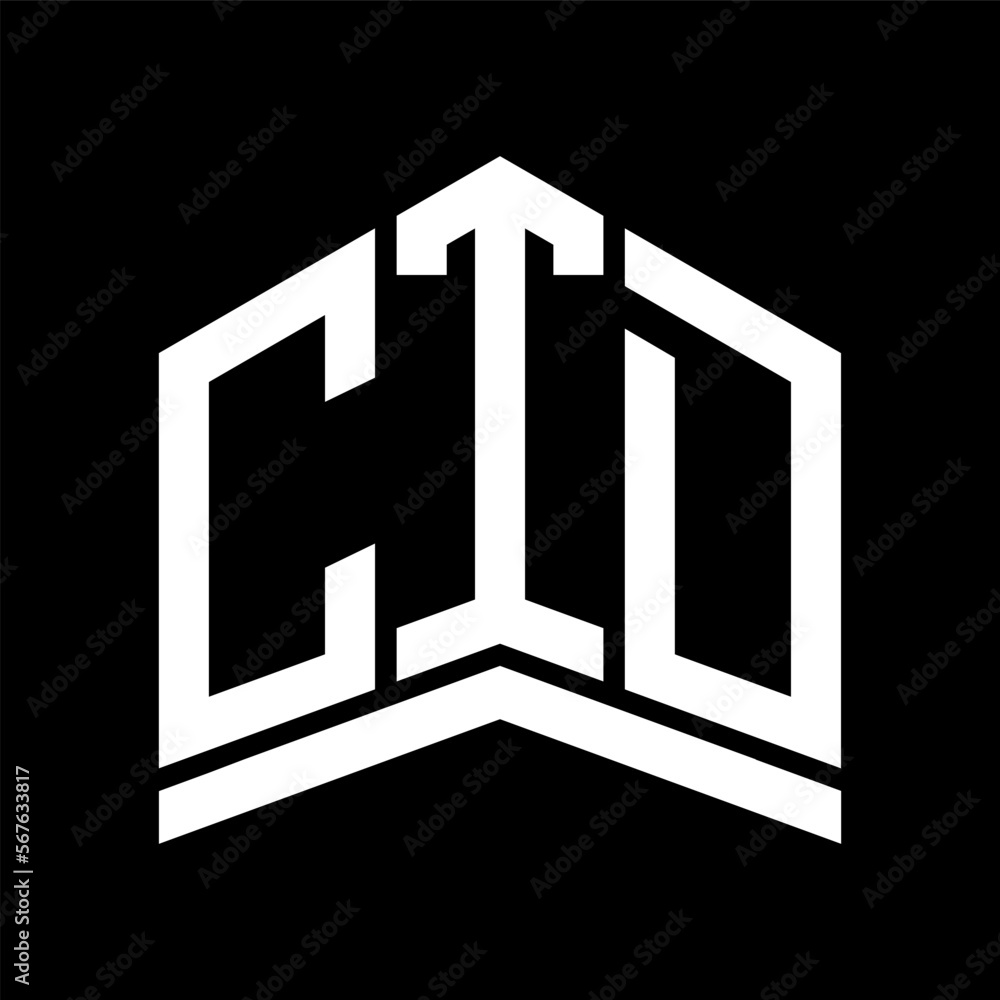 CTD letter logo design. CTD creative initials monogram vector letter ...