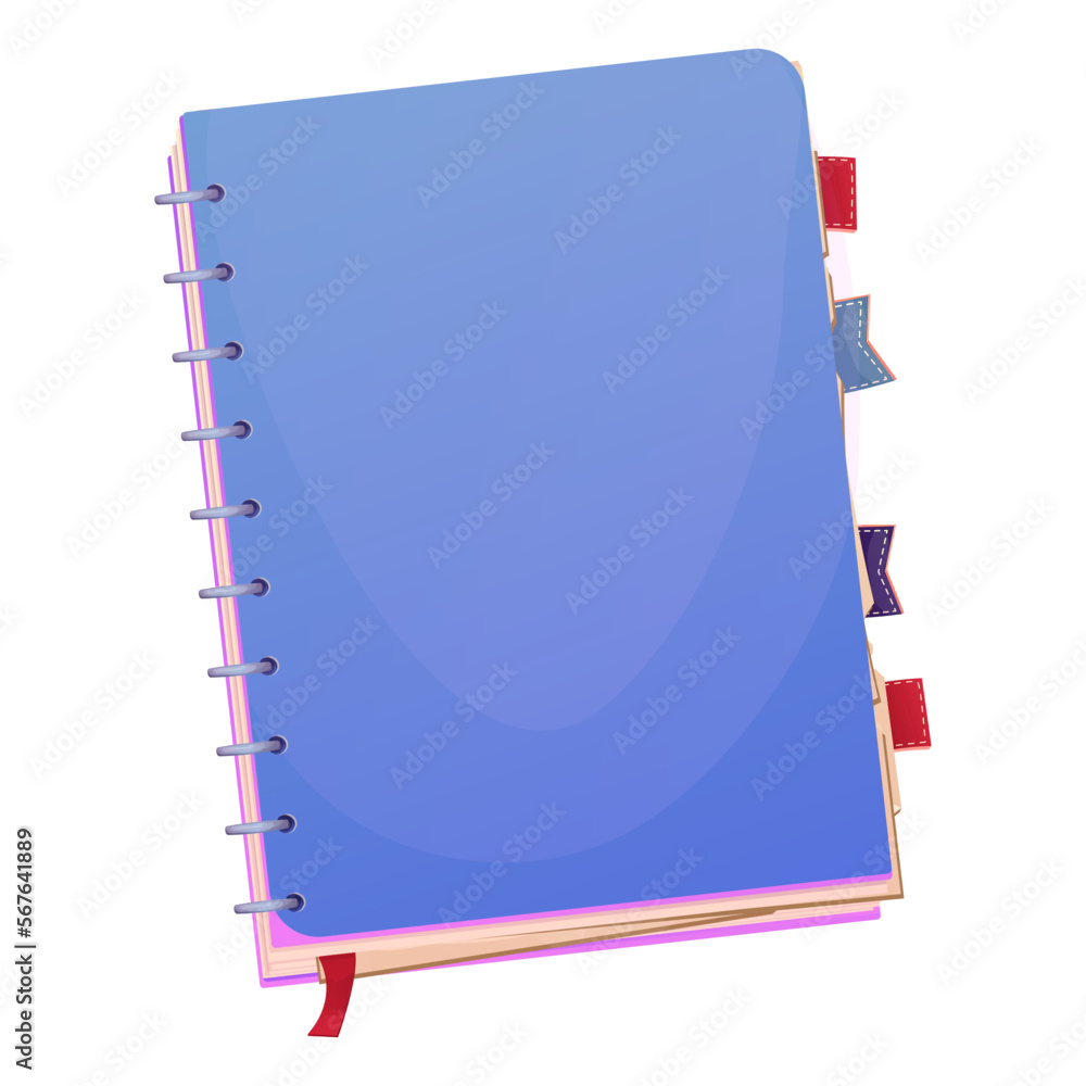 Spiral Notebook Cartoon